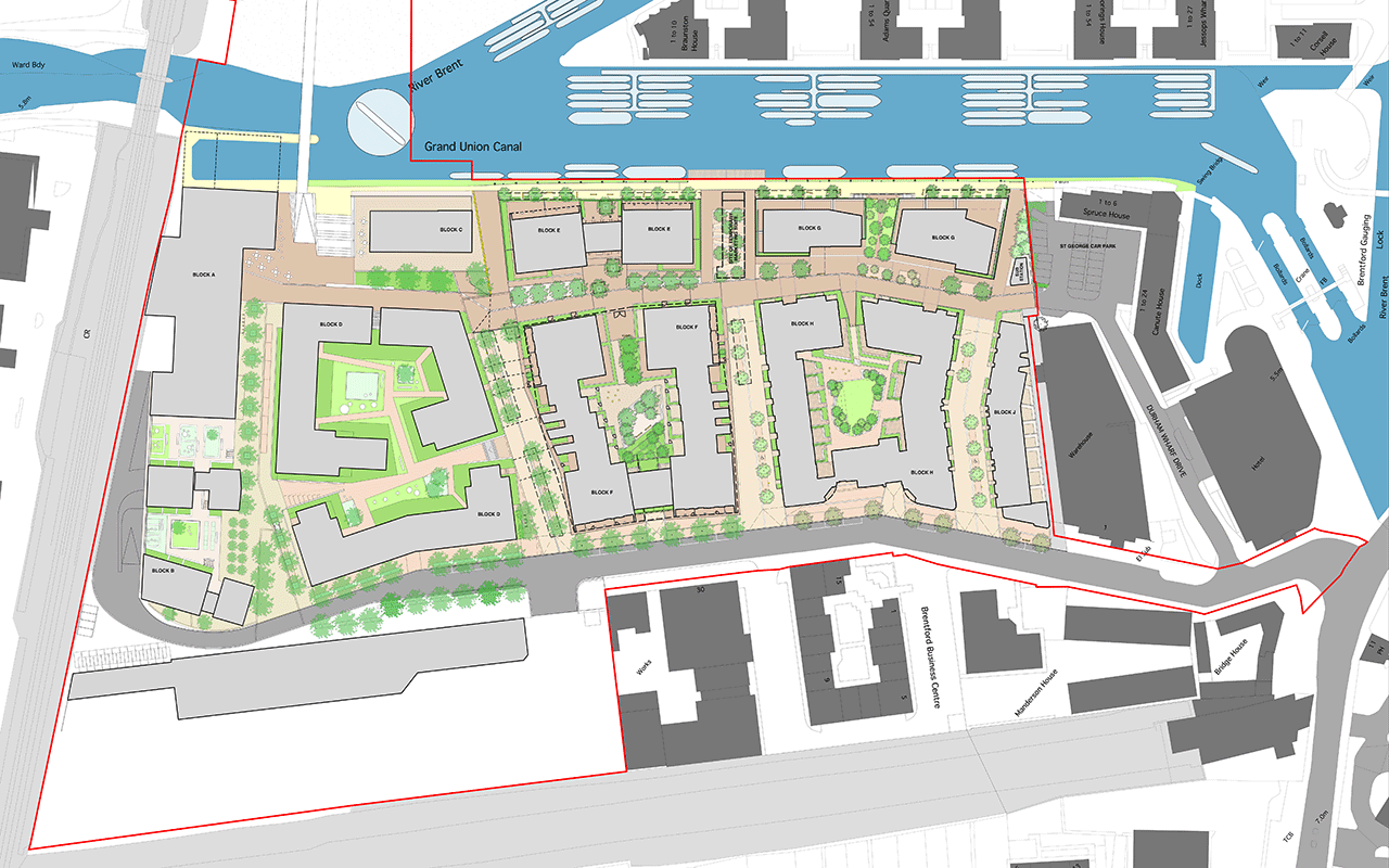 Brentford Lock West Masterplan - Camlins